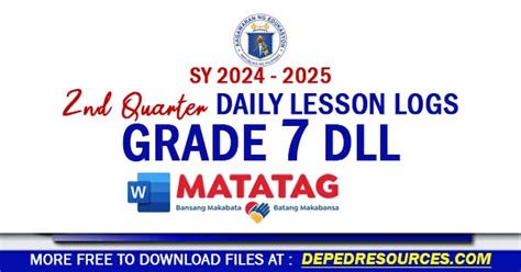Grade 7 Dll Matatag Curriculum Archives Deped Resources