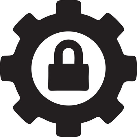 Lock Security Icon Symbol Vector Image Illustration Of The Key Secure Access System Vector
