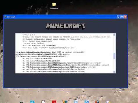 Minecraft CUALQUIER VERSIÓN Tutorial Crash de mods YouTube
