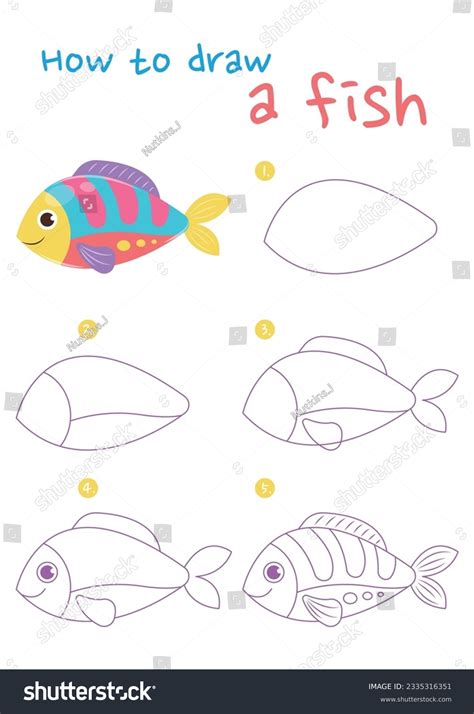 How To Draw A Fish Step By Step How To Draw A Fish Step By Step