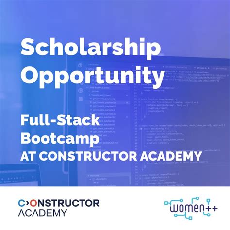 Tech Fullstack Coding Bootcamp Scholarshipopportunity Scholarship Womenplusplus