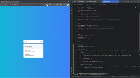 Asmr Programming Autocomplete Component Tailwind Vue 3 No