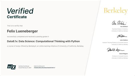 Felix Lüneberger On Linkedin Datascience Python Jupyternotebook Berkeleyx