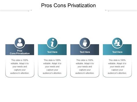 Pros Cons Privatization Ppt Powerpoint Presentation Gallery Design