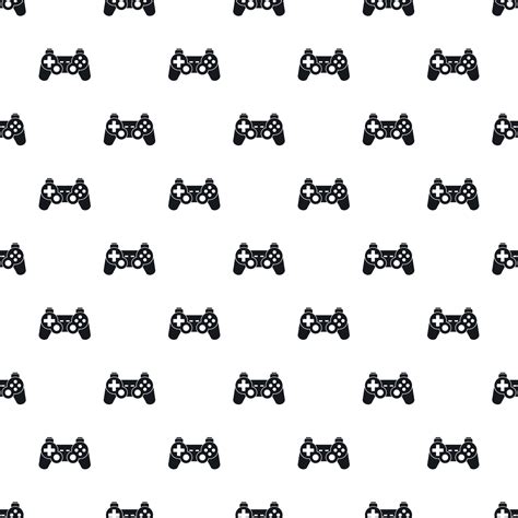 Video Game Controller Pattern Simple Style 15208994 Vector Art At Vecteezy