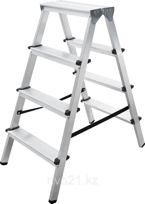 Купить Стремянка двухсторонняя алюминиевая NV100 4 ступени в Алматы и ...