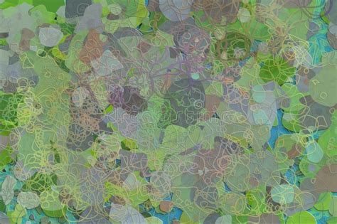 Color Abstract Pattern Generative Blended Messy Shapes Art Background Design Backdrop Cover