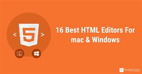 17 best free html editors in 2021 templatetoaster blog