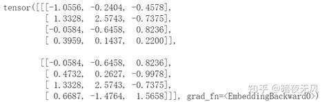 无脑入门pytorch系列（一）—— nn embedding 知乎