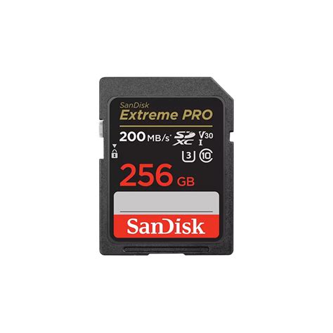 SANDISK Extreme Pro SDXC UHS-I V30 256GB 200mbps - camera.co.id
