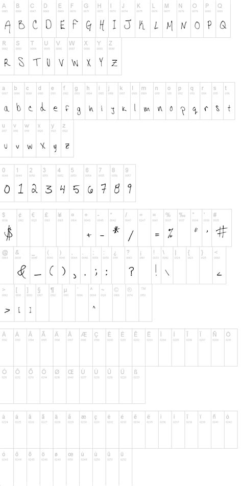 Hannahs Messy Handwriting Font