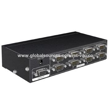 ChinaBidirectional Transmission DB9 Pin 8 Port Serial Splitter RS232 Splitter Support Cascade On
