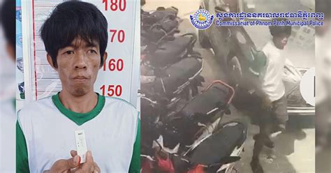 សមត្ថកិច្ចប៉ុស្ដិ៍នគរបាលរដ្ឋបាល អូឡាំពិក ឃាត់ខ្លួនជនសង្ស័យម្នាក់ ករណីប៉ុនប៉ងលួចយកម៉ាញ៉េតូម៉ូតូ