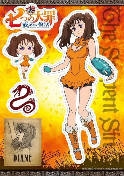 Diane🐍 Diane Seven Deadly Sins Outfits Seven Deadly Sins Poster