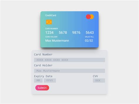 credit card checkout form template — codehim