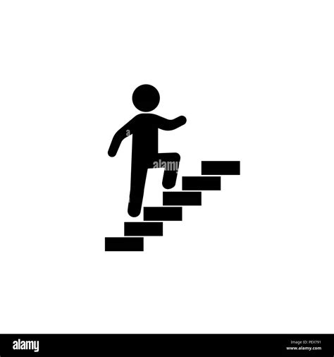 Vectores De Stock De Subir Escaleras Ilustraciones De Subir Escaleras