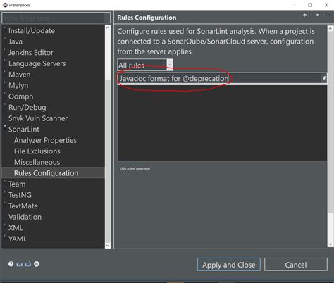 Apply Custom Sonar Rules To Sonarlint Eclipse Sonar Community