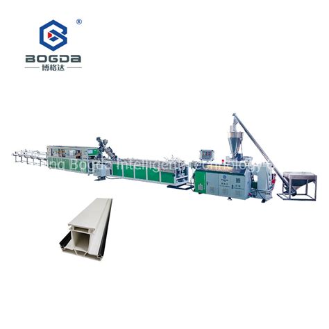 Bogda Upvc Window Profile Extruder Making Machine Pvc Wpc Profile