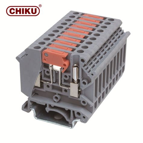 Ruk 5 Mtk P P Knife Disconnect Screw Din Rail Terminal Block Screw Terminal Block And Din Rail