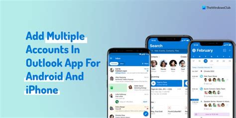 Add Multiple Accounts In Outlook App For Android And Iphone
