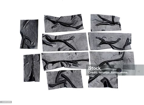 흰색 배경에 잘라 컬러 배너 블랙 스카치 테이프 끈적 끈적한 테이프 세트 접착제 마스킹 테이프 덕트 테이프 종이 반투명 사무실