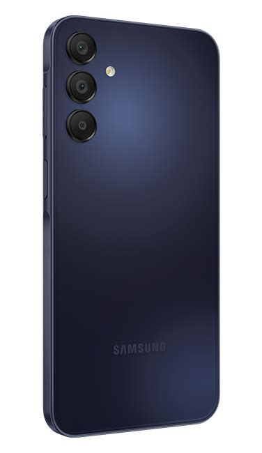 Samsung A15 5g Con Acabado Negro Azulado Y Cámara De Triple Lente