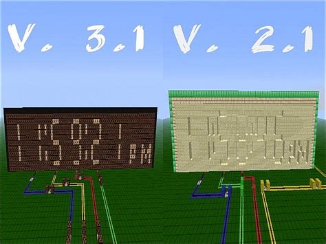 Redstone Exact 24 Hr Digital Clock Real Time Hrminsec