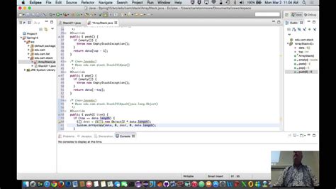 Array Stack Quiz Solution Youtube