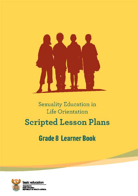 Grade 8 Lesson Plan For Preparation Sexuality Education In Life Orientation Scripted Lesson