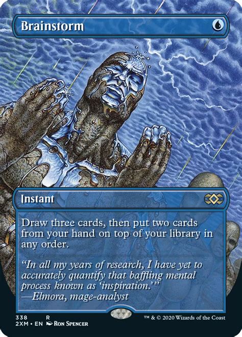 Brainstorm Mtg Double Masters 338 English Magic The Gathering