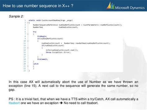 microsoft dynamics ax2012 number sequence framework step by step