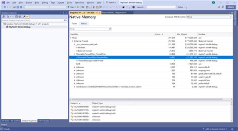 使用vs2022 Performance Profiler进行native内存分析 可可西 博客园