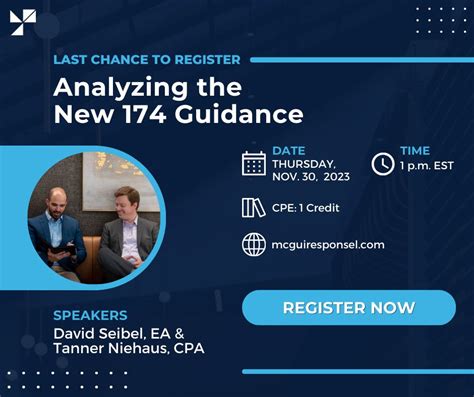 Mcguire Sponsel On Linkedin Webinar Registration Mcguire Sponsel Specialty Tax Consulting