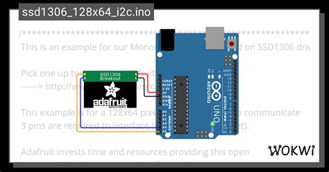 Ssd1306 Custom Chip Copy Wokwi Esp32 Stm32 Arduino Simulator