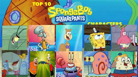 Top 10 Spongebob Characters By Eddsworldfangirl97 On Deviantart