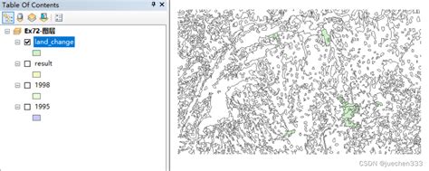 arcgis基础实验操作100例 实验72土地利用变化分析 arcgis比较两个时期的变化 csdn博客