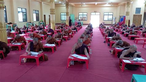 မြောက်ဥက္ကလာပမြို့နယ် မယ်လမုစေတီ သာသနာ့ဗိမာန်တော်တွင် ၂၀၂၄ ခုနှစ် အစိုးရနိကာယ်ငါးရပ်စာမေးပွဲဖ