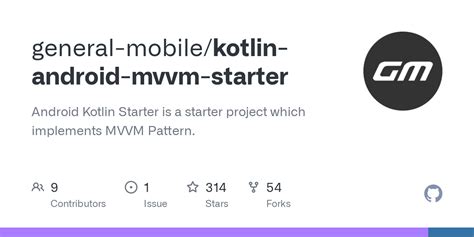 GitHub General Mobile Kotlin Android Mvvm Starter Android Kotlin