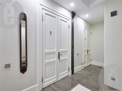 Раздвижные двери для гардеробной ♦Скрытая зеркальная дверь в багете Дизайн двери Интерьер