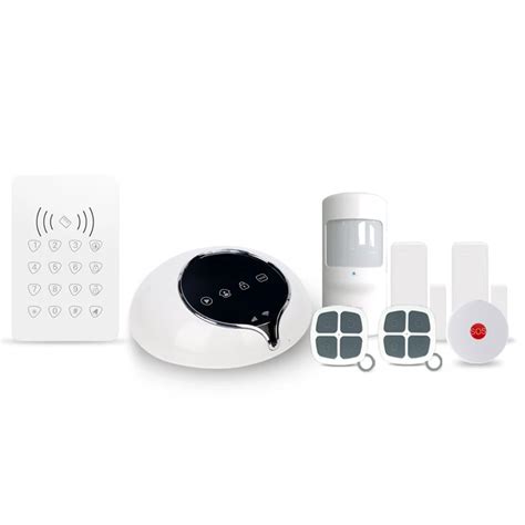 diy home 3g security alarm system with rfid keypad arm disarm android ios app controlled
