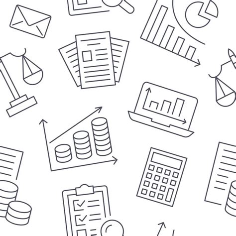 Software Development Seamless Pattern Flat Line Icons Programming