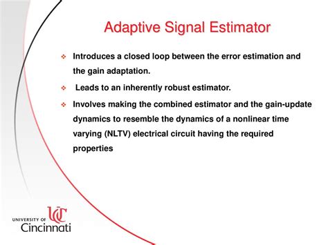 Nonlinear And Adaptive Signal Estimation Ppt Download
