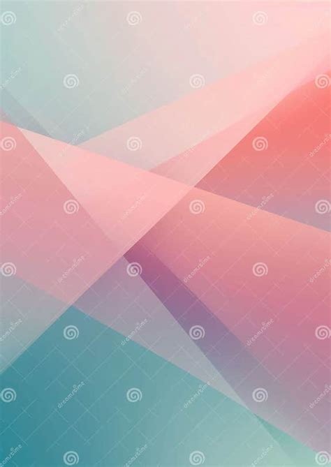 Soft Pastel Abstract Composition With Intersecting Lines And Gentle