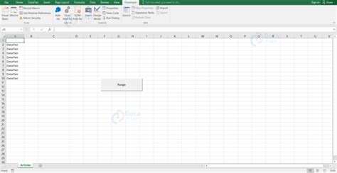 Vba Range Object Dataflair