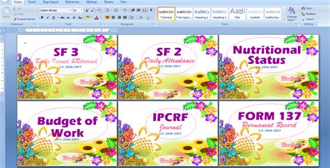 Folder Front Page Template At Clara Stamps Blog