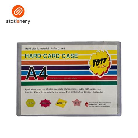 Hard Card Case A4 301 X 213 Mm Shopee Philippines