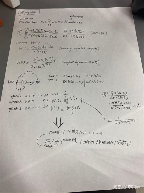 《强化学习导论》学习笔记和代码复现ch05：蒙特卡洛（下）infinite Variance And Incremental Implementation 知乎