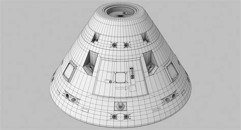 Apollo Command Module 3d Model 39 Lwo Fbx Obj Free3d