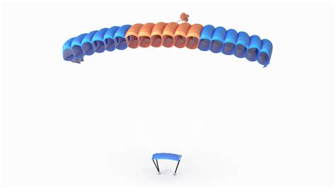 3d Ram Air Parachute Turbosquid 2219456