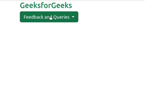 How To Create A Form Within Dropdown Menu Using Bootstrap GeeksforGeeks